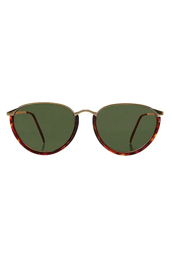 SUNGLASS MUSEUM Vintage Roxie Sunglasses By - Gold