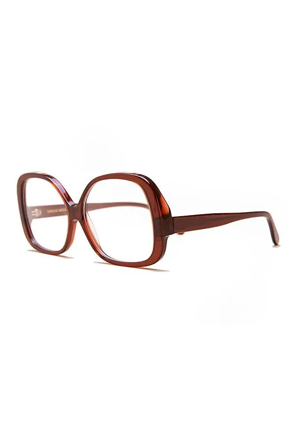 SUNGLASS MUSEUM Retro Jane Eyeglasses By - Wine