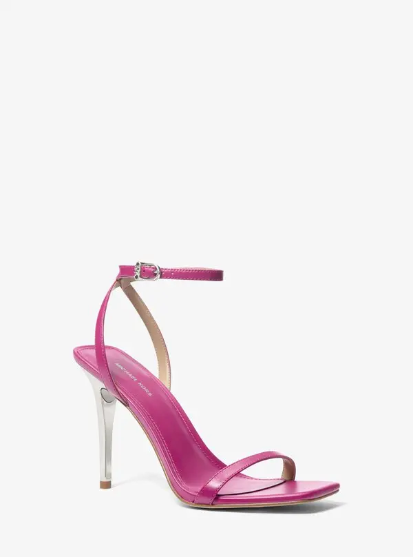Michael Kors Liana Leather Sandal - Pink
