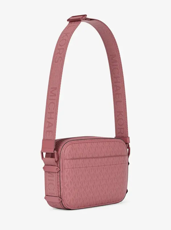 Michael Kors Maeve Large Signature Logo Crossbody Bag - Pink