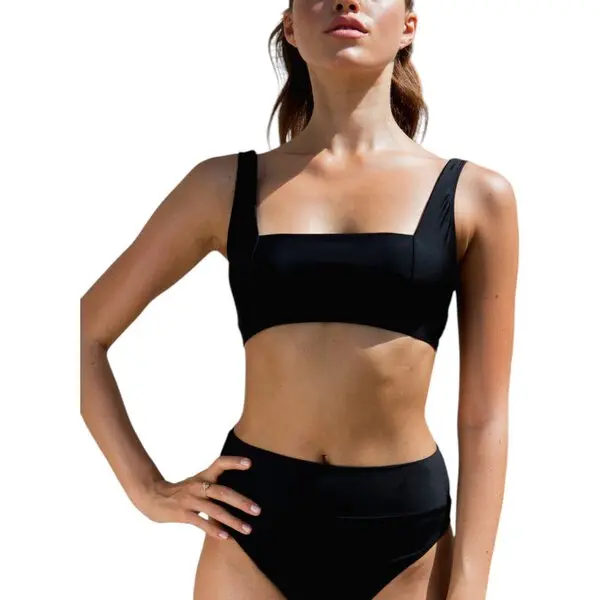 BILIBLOND Bikini Bra Top - Black