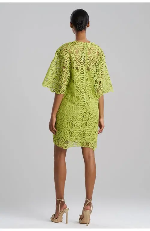 Natori Raffia Lace T-shirt Dress