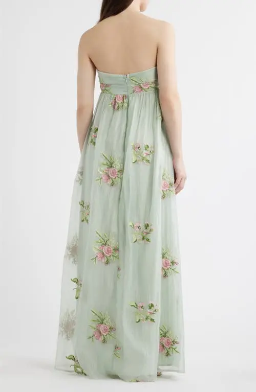 Lulus Fiona Floral Embroidered Dress
