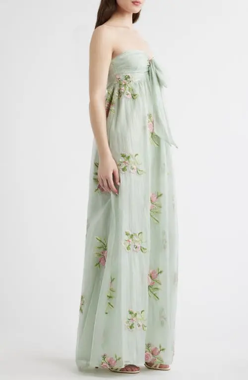 Lulus Fiona Floral Embroidered Dress