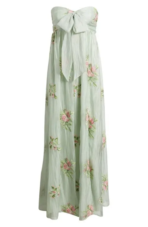 Lulus Fiona Floral Embroidered Dress