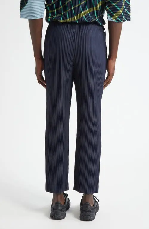 Issey Miyake Basics Pleated Straight Leg Pants