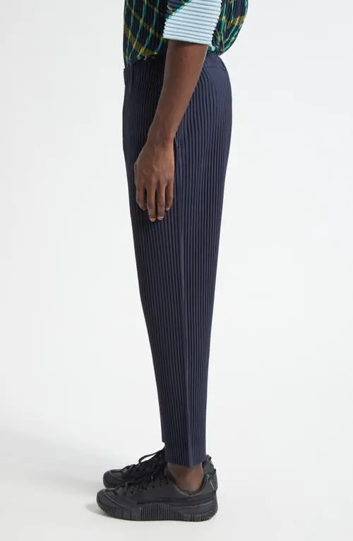 Issey Miyake Basics Pleated Straight Leg Pants