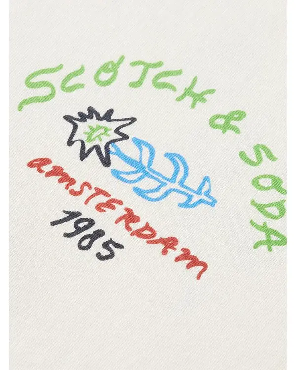 Scotch & Soda Regular Fit Graphic Logo Tee