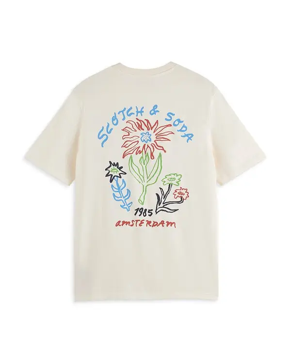 Scotch & Soda Regular Fit Graphic Logo Tee