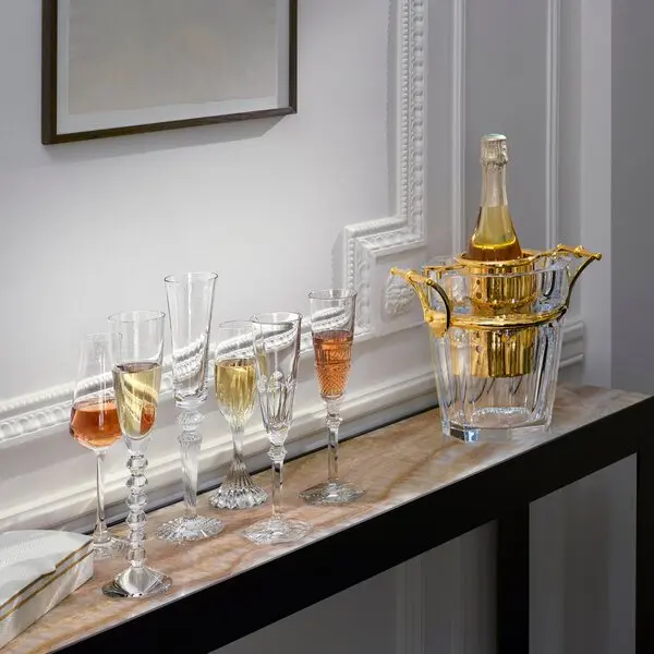 THE MARTHA, BY BACCARAT Harcourt Champagne Cooler, Gold