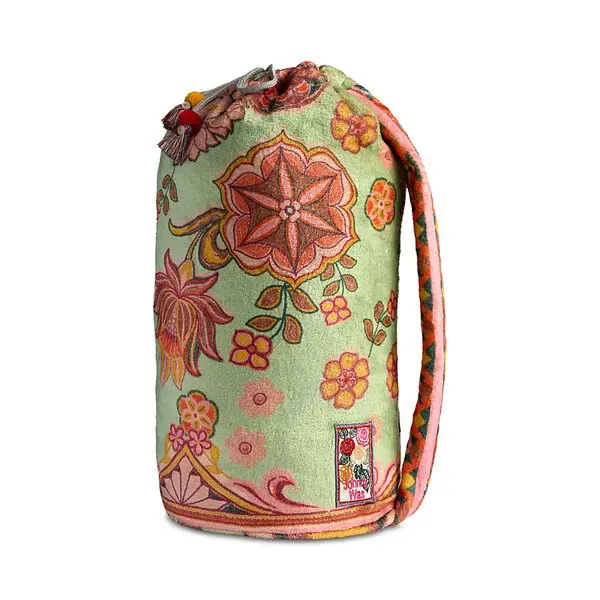 Johnny Was Laurel Canyon Demin Lace Reversible Cozy Blanket - Endora Scarf