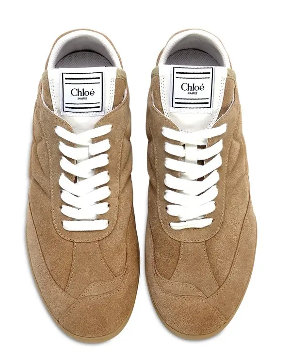 Chloé Kick Sneakers - Pale Khaki
