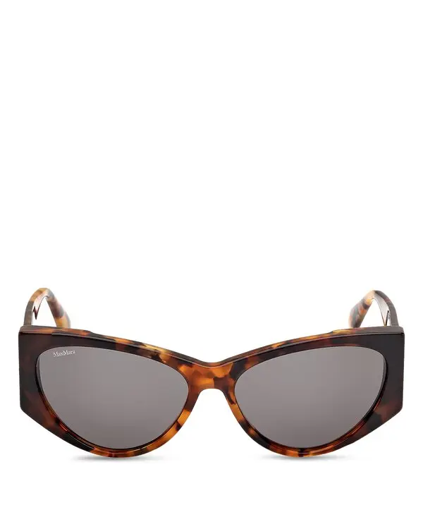 Max Mara Hinge Cat Eye Sunglasses, 58mm - Havana/smoke