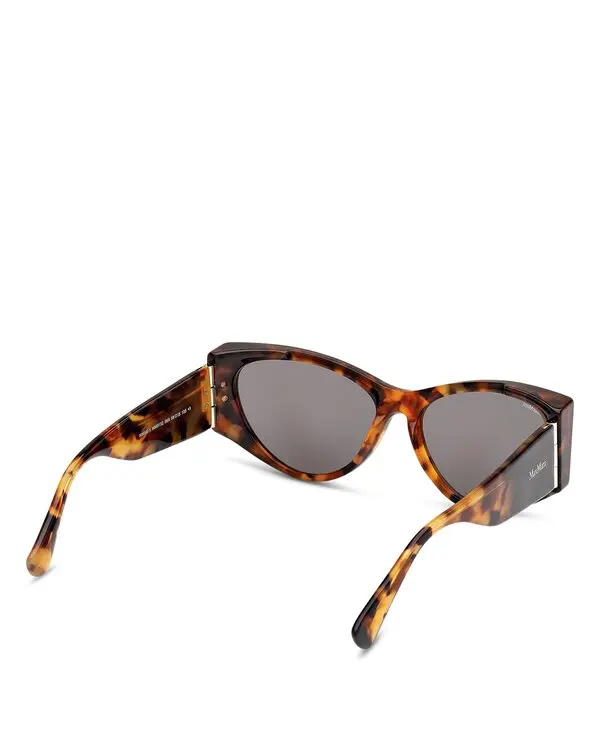 Max Mara Hinge Cat Eye Sunglasses, 58mm - Havana/smoke