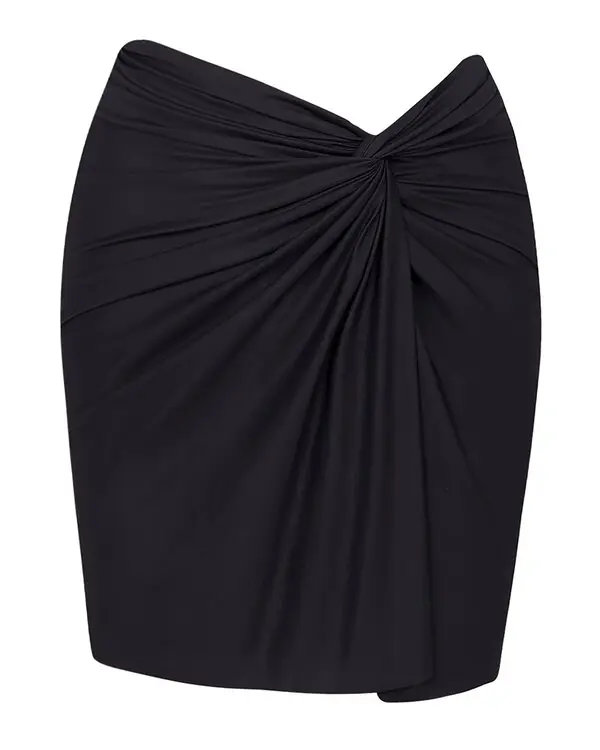 VIX PAULA HERMANNY Karen Mini Pareo Cover Up - Black