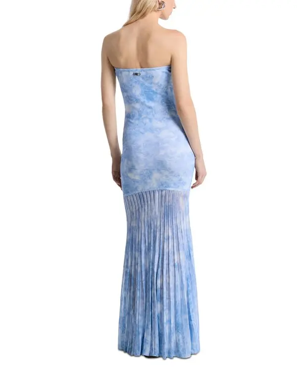 Michael Kors Tie-Dyed Tube Dress In Chambray - 75% Off | Editorialist
