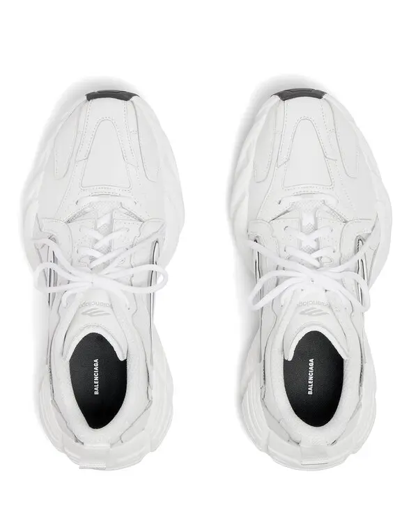 Balenciaga Monday Lace Up Sneakers - Gris/noir