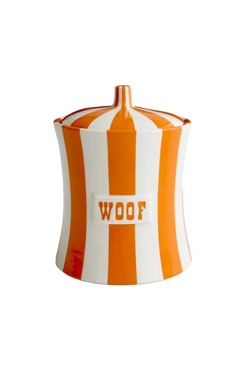 Jonathan Adler Vice Woof Canister - Orange