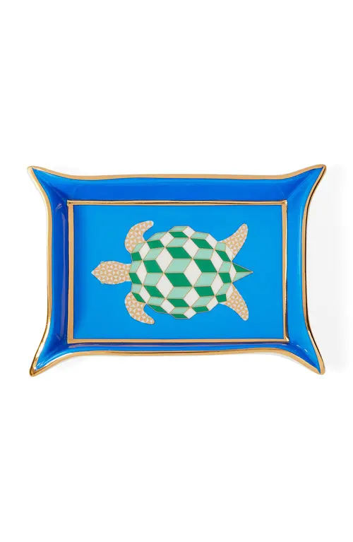 Jonathan Adler Turtle Valet Tray - Blue