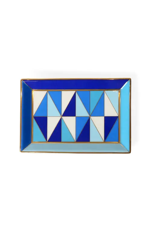 Jonathan Adler Sorrento Rectangle Tray - Blue