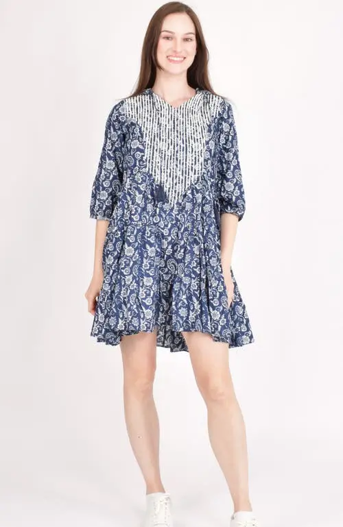 RAAS Harper Embroidered Mini Dress