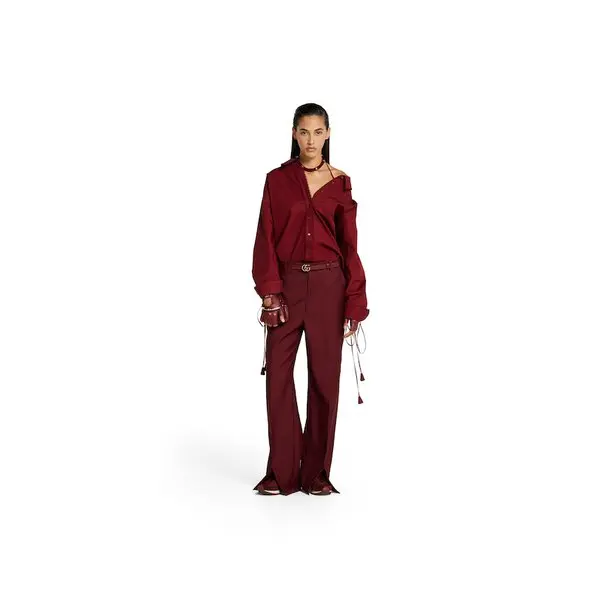 Gucci Cotton Poplin Shirt With Tie