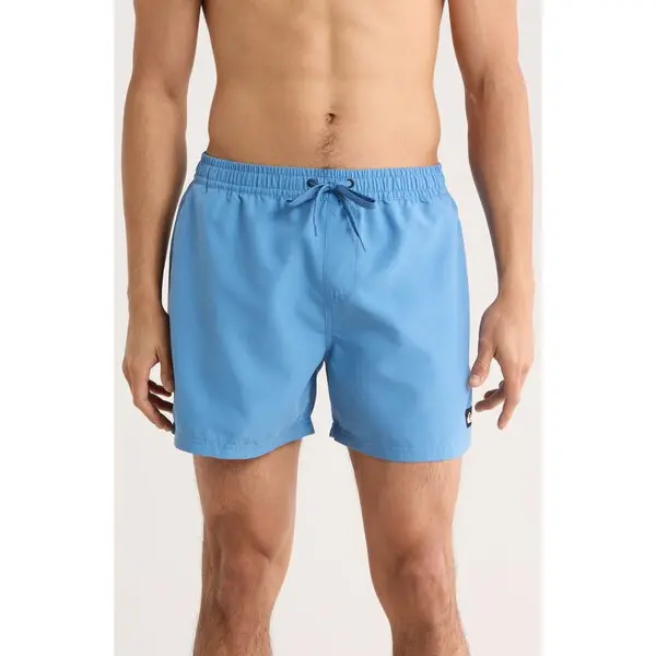 Quiksilver Solid Volley Swim Trunks - Riviera