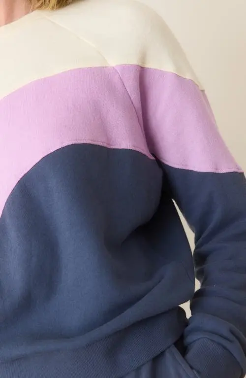 Marine Layer Colorblock Cotton Terry Sweatshirt