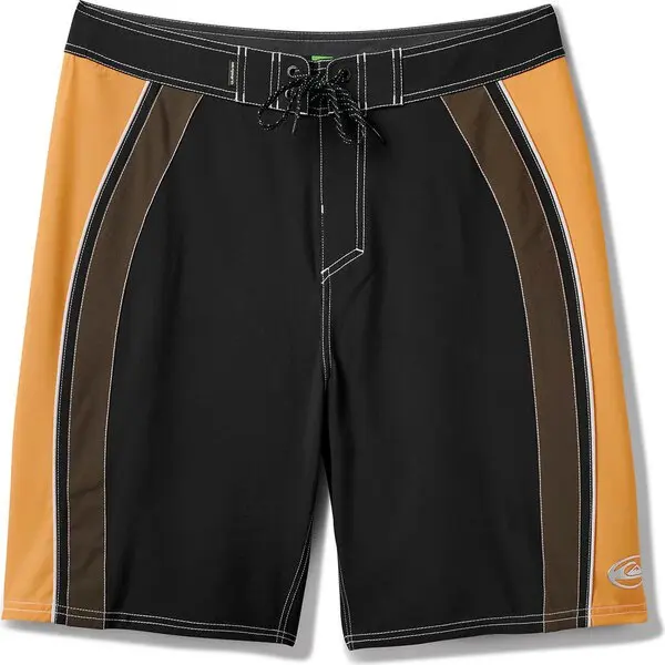 Quiksilver Mercury 21 Board Shorts - Orange/ Black