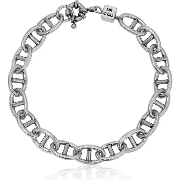 MR. ETTIKA Ettika Mariner Chain Bracelet - Silver