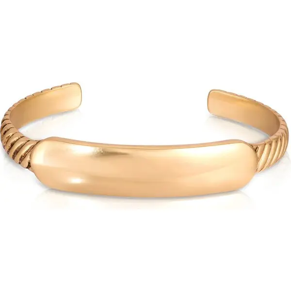 Ettika Legacy Cuff Bracelet - Brass