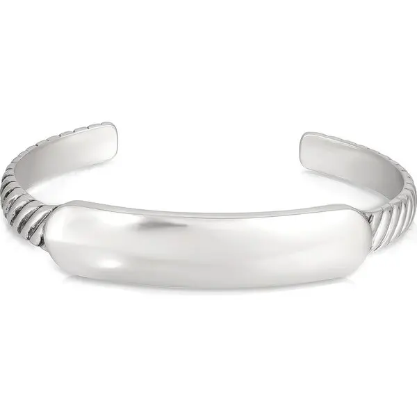Ettika Legacy Cuff Bracelet - Silver