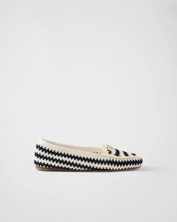 Prada Crochet Loafers