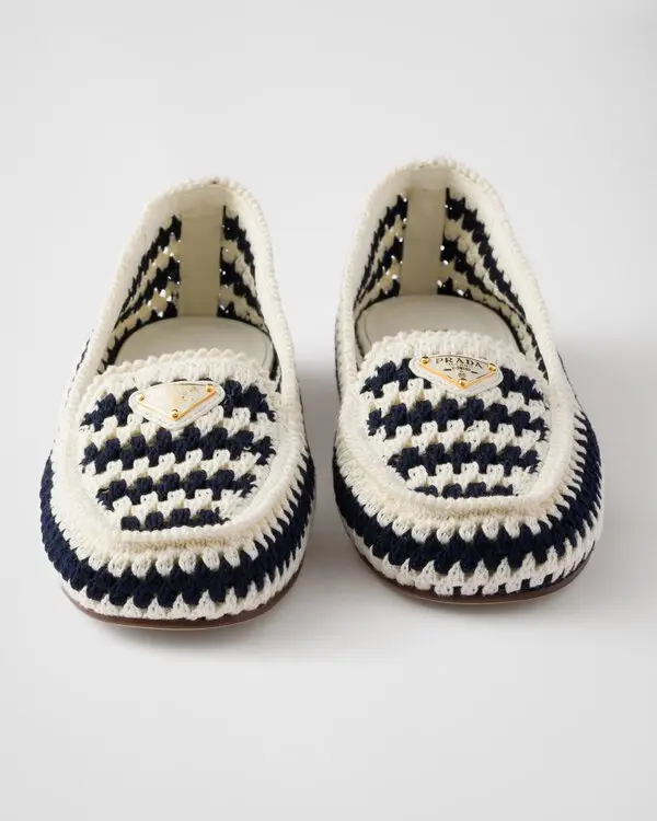 Prada Crochet Loafers