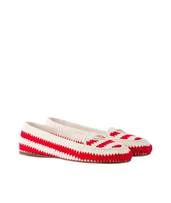 Prada Crochet Loafers