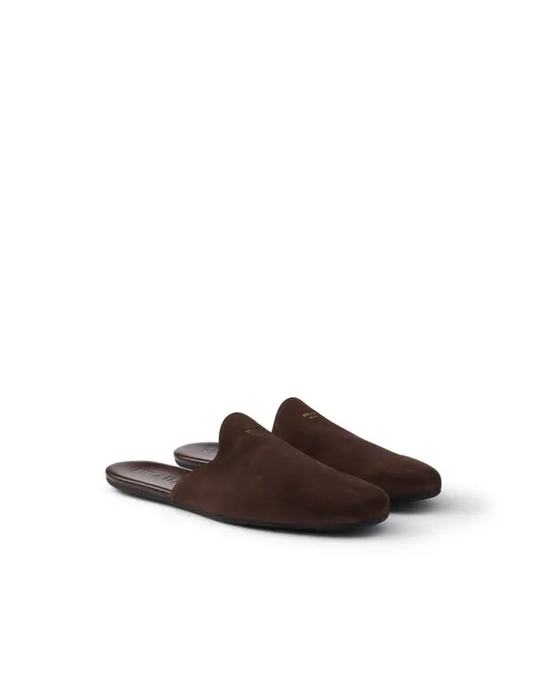 Prada Suede Mules