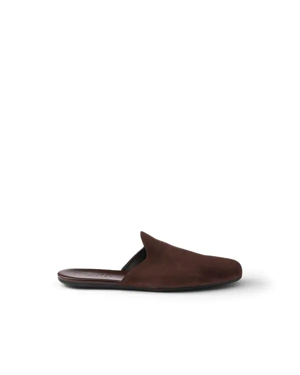 Prada Suede Mules