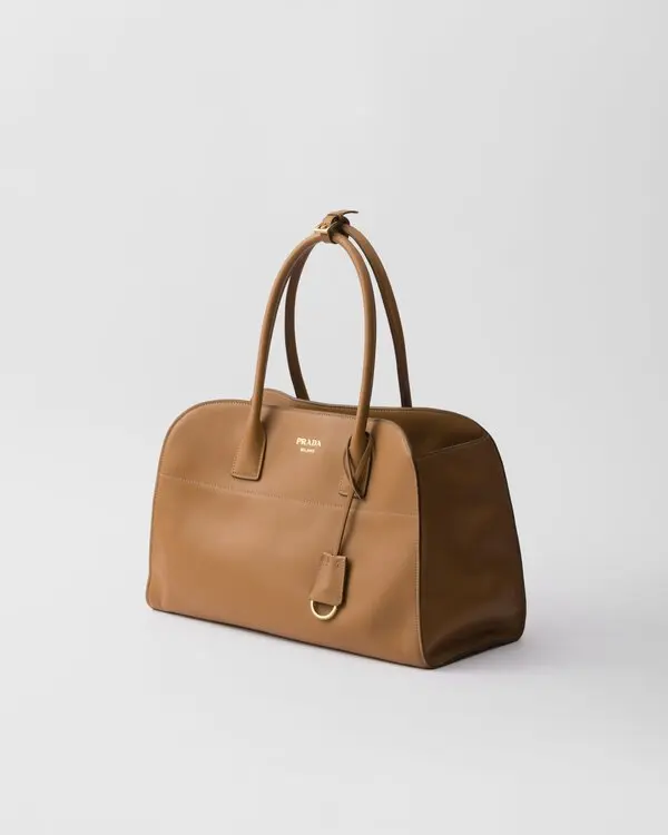 Prada Leather Tote - Caramel | Editorialist
