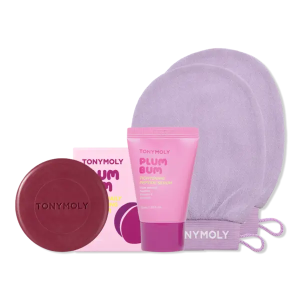 TONYMOLY Plum Bum Body Exfoliating 3 Piece Set - One-color