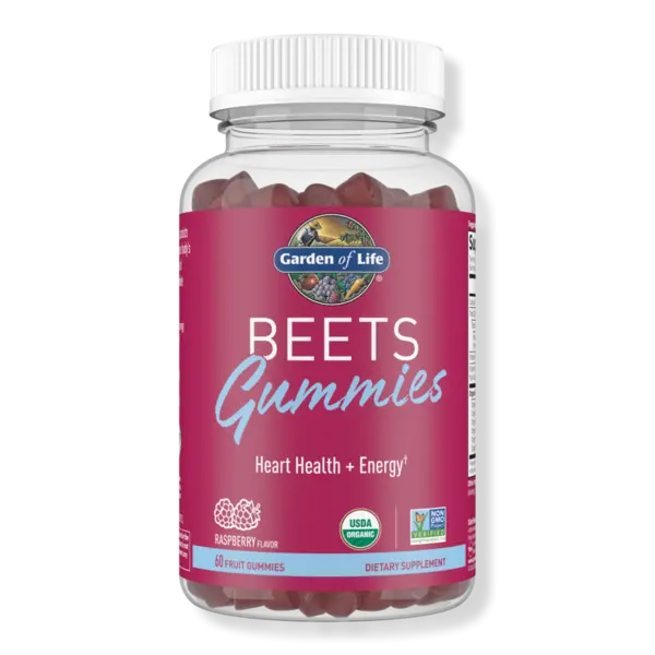 GARDEN OF LIFE Organic Beets Gummies Raspberry Flavored - One-color