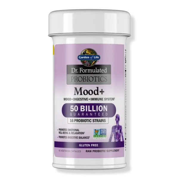 GARDEN OF LIFE Dr. Formulated Probiotics Mood+ Capsules - One-color