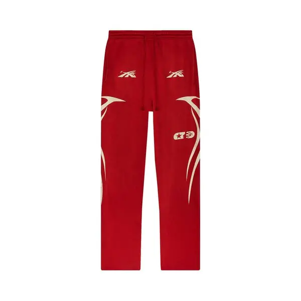 HELLSTAR Sports Double Hit Logo Sweatpant - Red
