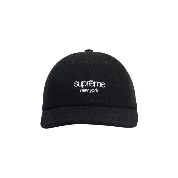 Supreme Harris Tweed 6-panel Cap - Black