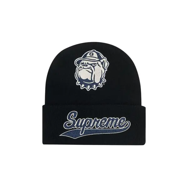 Supreme X Mitchell & Ness Ncaa Beanie - Black