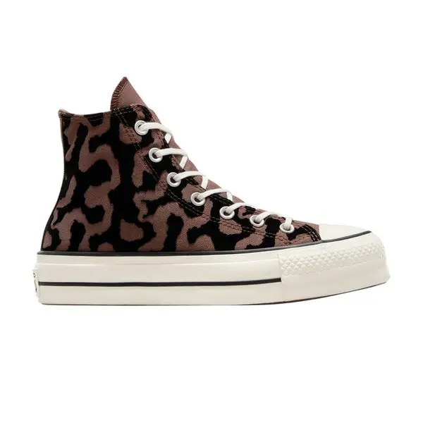 CONVERSE Chuck Taylor All Star Lift Platform High 'leopard Remix - Tan
