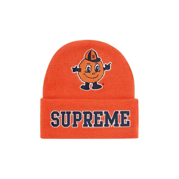 Supreme X Mitchell & Ness Ncaa Beanie - Orange