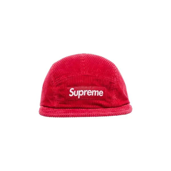 Supreme Corduroy Cap - Red