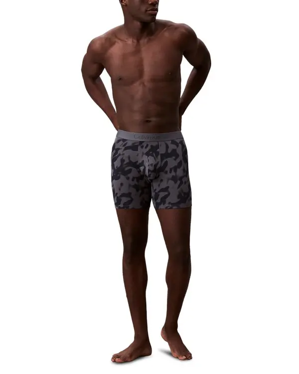 Calvin Klein Ultra Soft Boxer Briefs - Smoke Camo