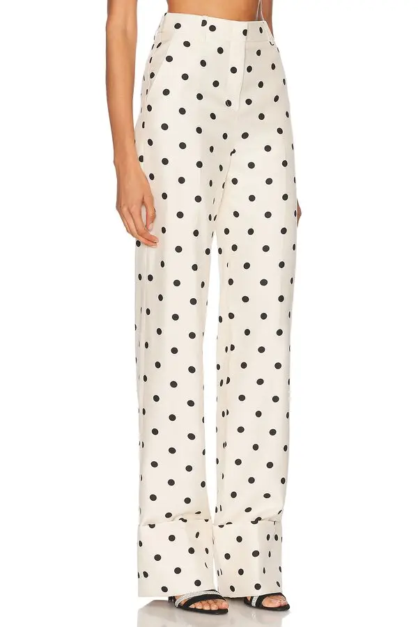 Valentino Garavani Patterned Wide Leg Pants