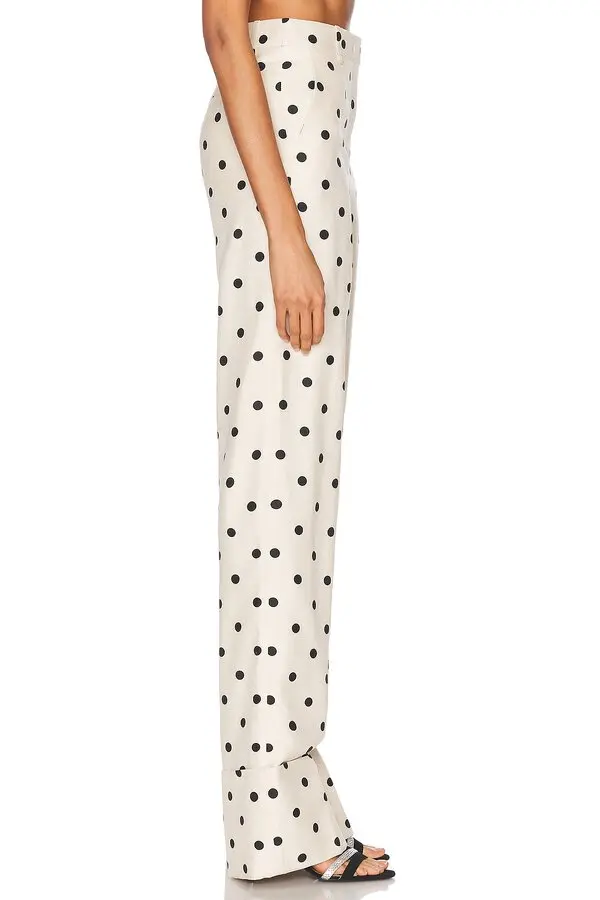 Valentino Garavani Patterned Wide Leg Pants